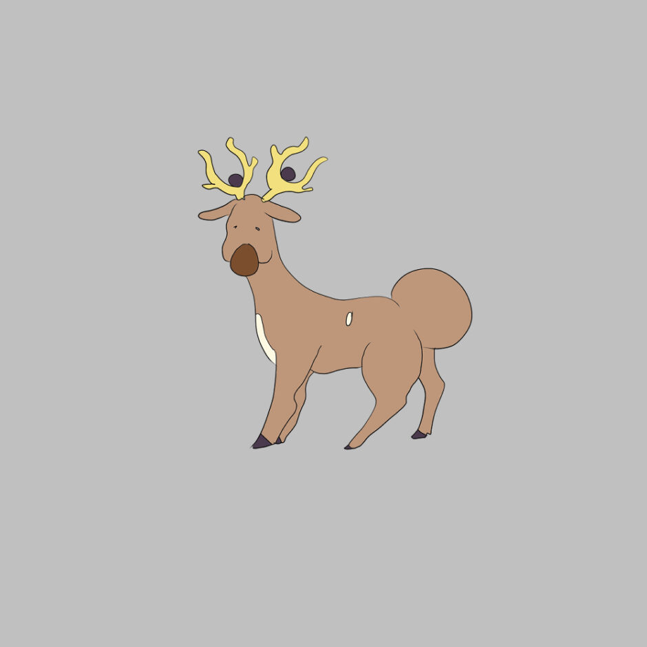 オドシシ｜Stantler｜Damhirplex｜Cerfrousse｜노라키｜惊角鹿｜驚角鹿｜โอโดชิชิ - Game Characters
