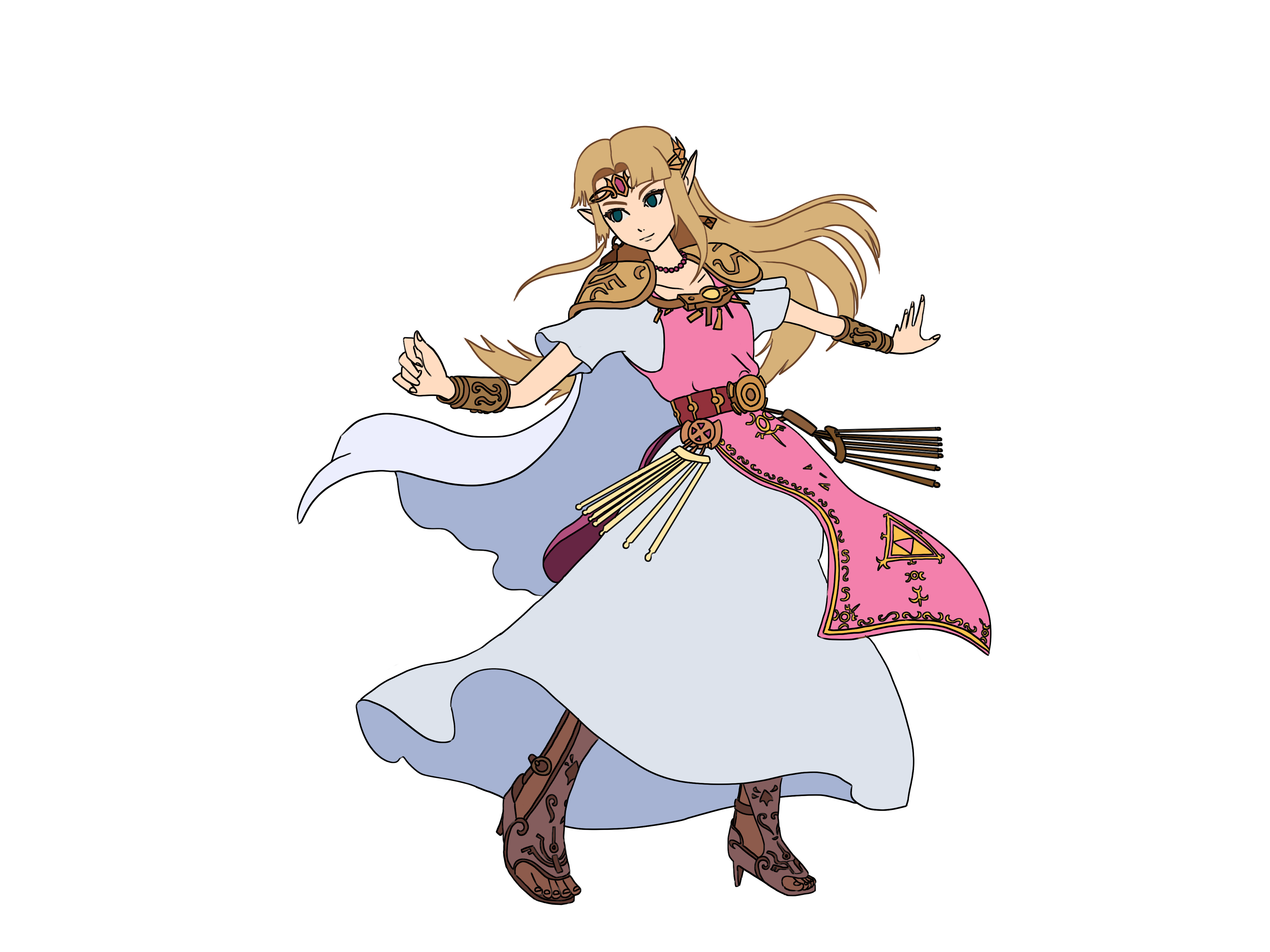 Zelda（ゼルダ）：Zelda Illustration - Game Characters