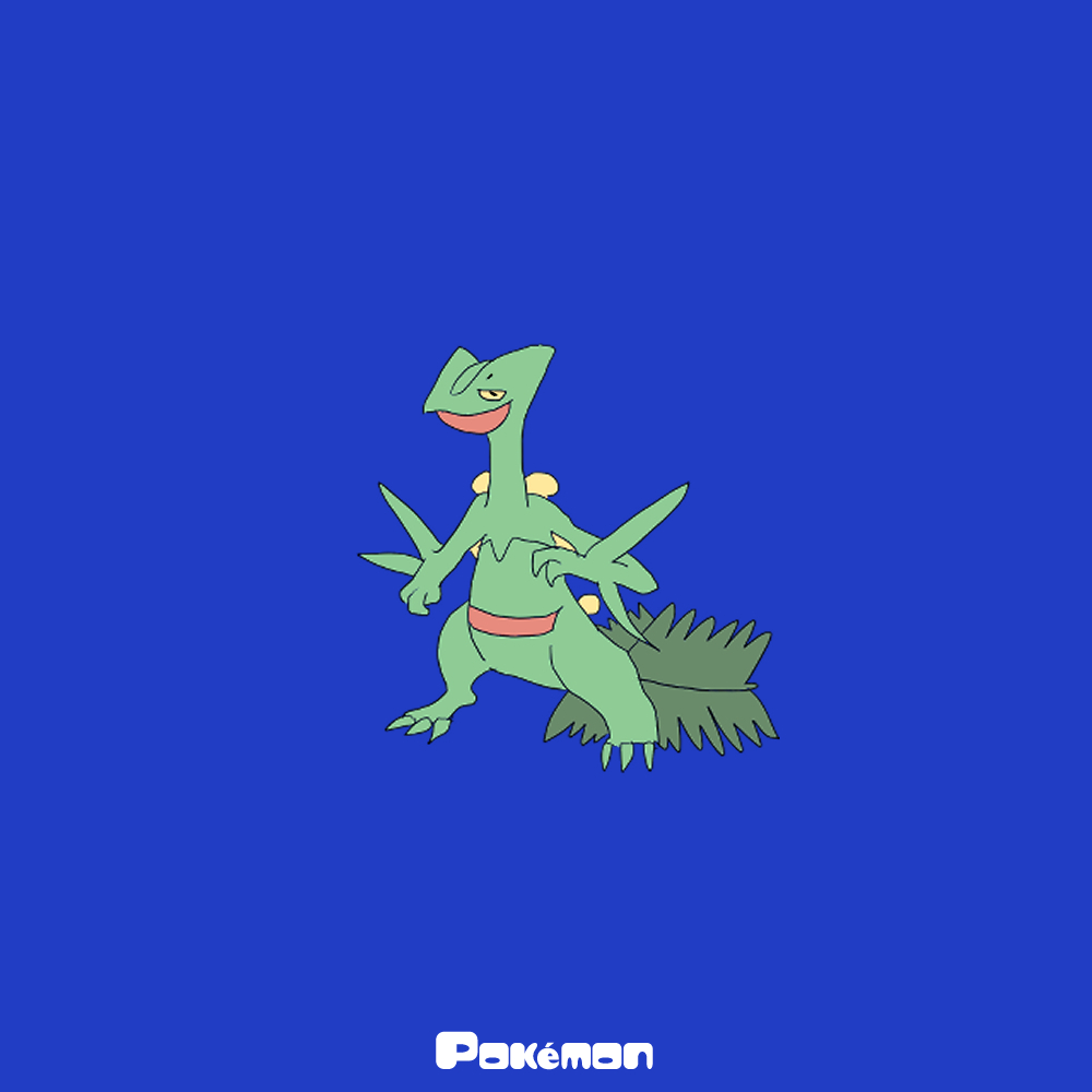 『ジュカイン』（Pokémon）Illustration - Game Characters