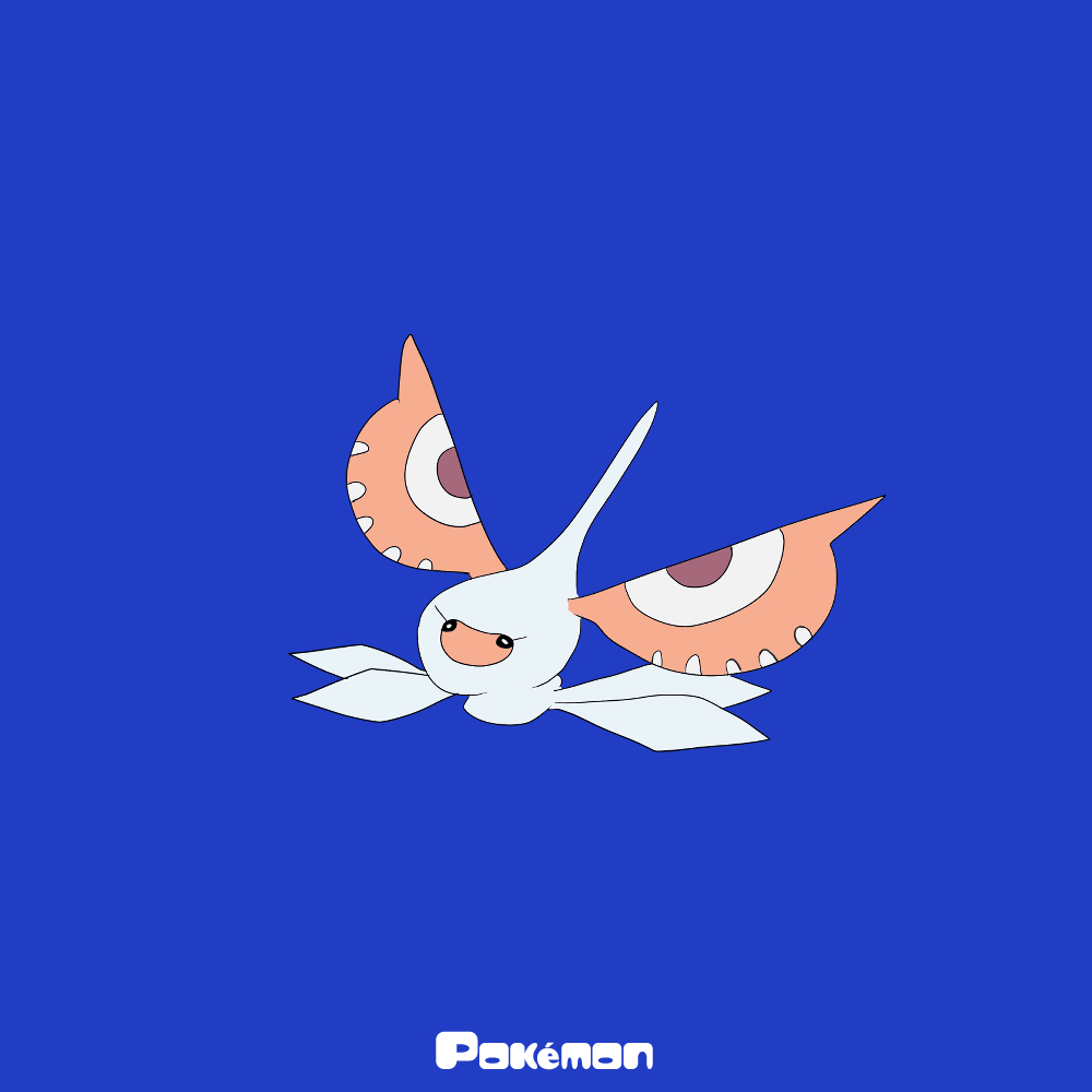 『アメモース』（Pokémon）Illustration - Game Characters