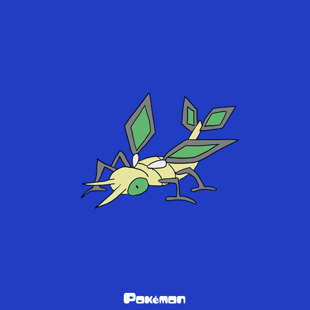 『ビブラーバ』（Pokémon）Illustration - Game Characters