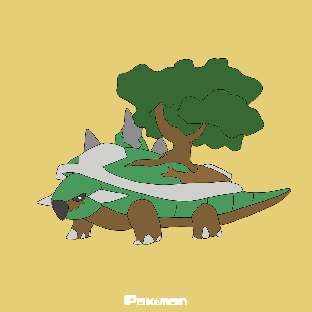 『ドダイトス』（Pokémon）Illustration - Game Characters