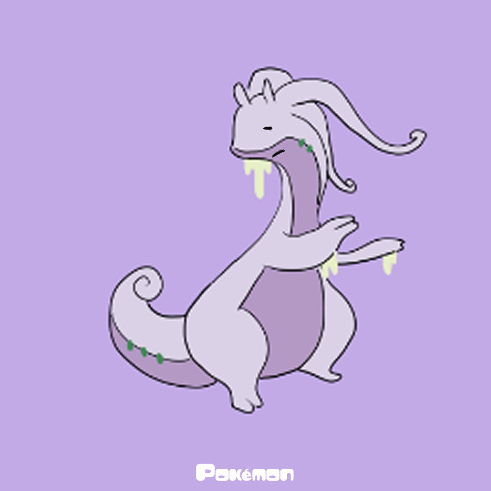 『ヌメルゴン』（Pokémon）Illustration - Game Characters