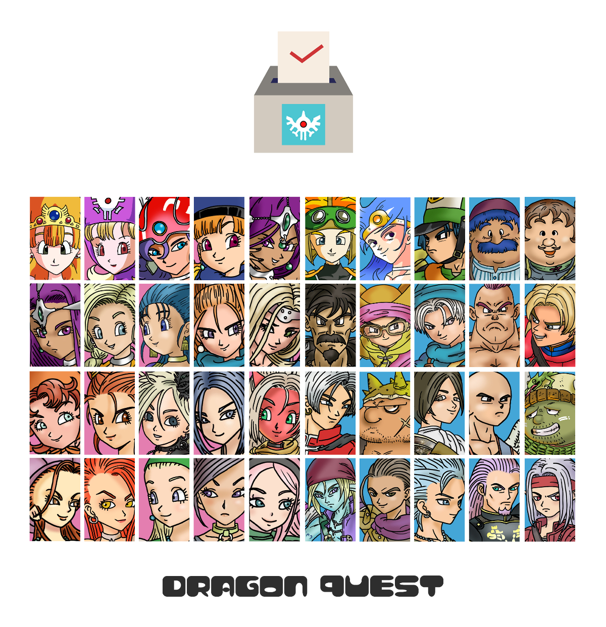Dragon Quest Popularity Poll - Game Characters