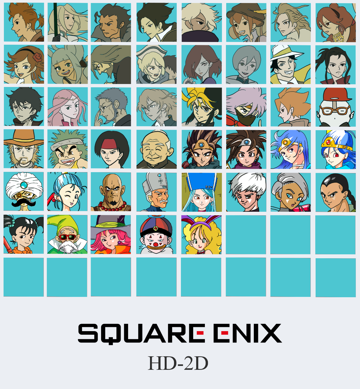 SQUARE ENIX HD 2D Characters SQUARE ENIX HD 2D Characters