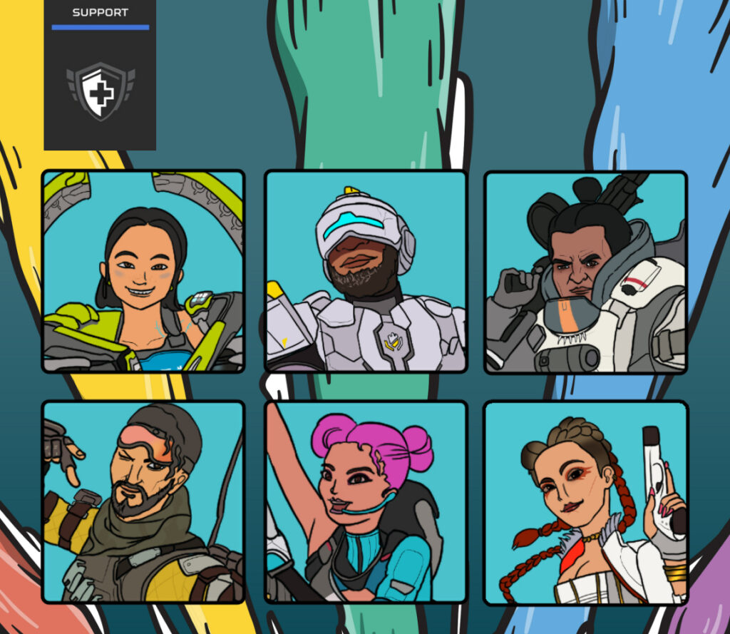 Support: Apex Legends Character List - Characters