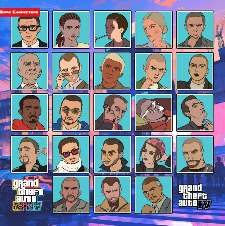 Grand Theft Auto Online: Character List - Game Characters