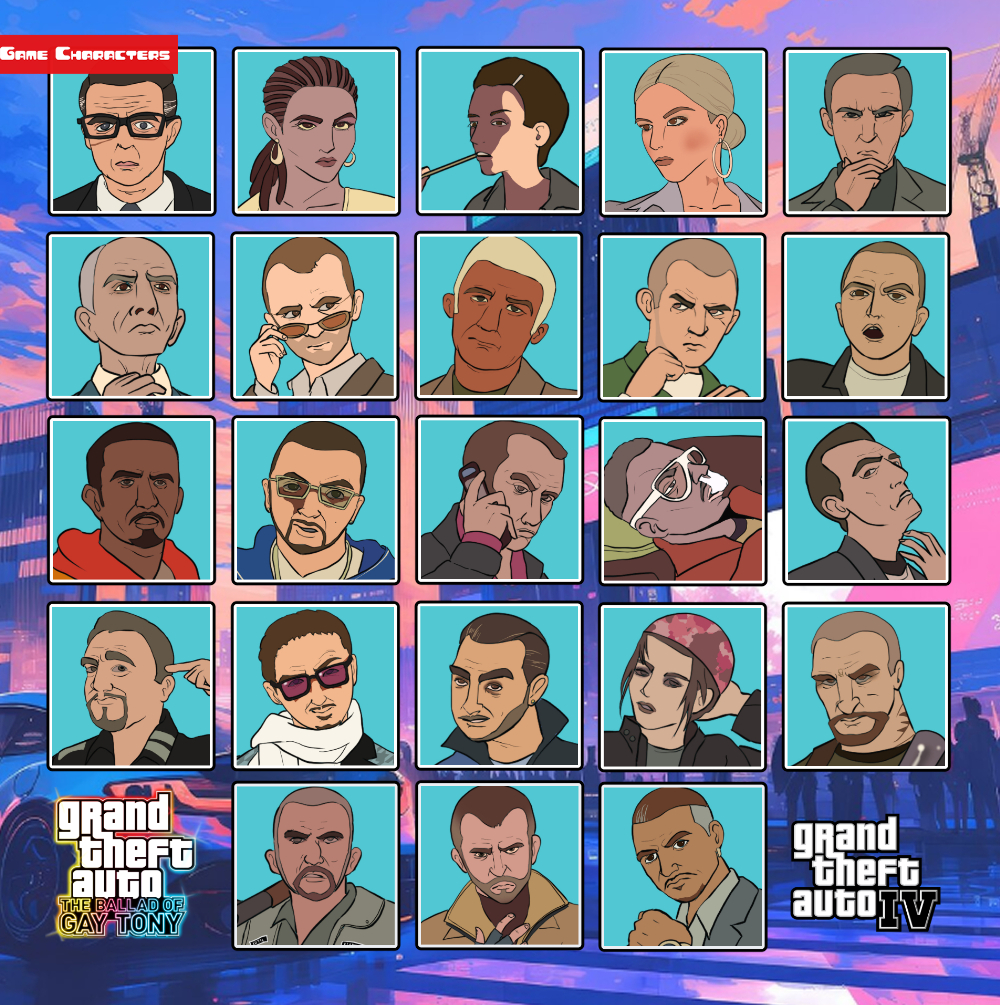 Grand Theft Auto Online: Character List - Characters